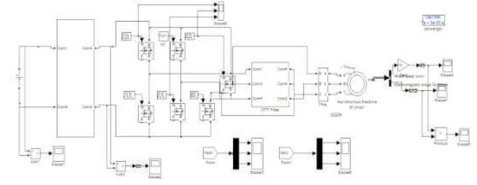 Figure 13. Circuit Diagram for QZSI with OTT Filter